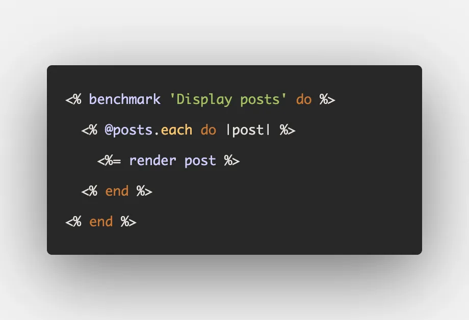 How To Benchmark Rails Views
