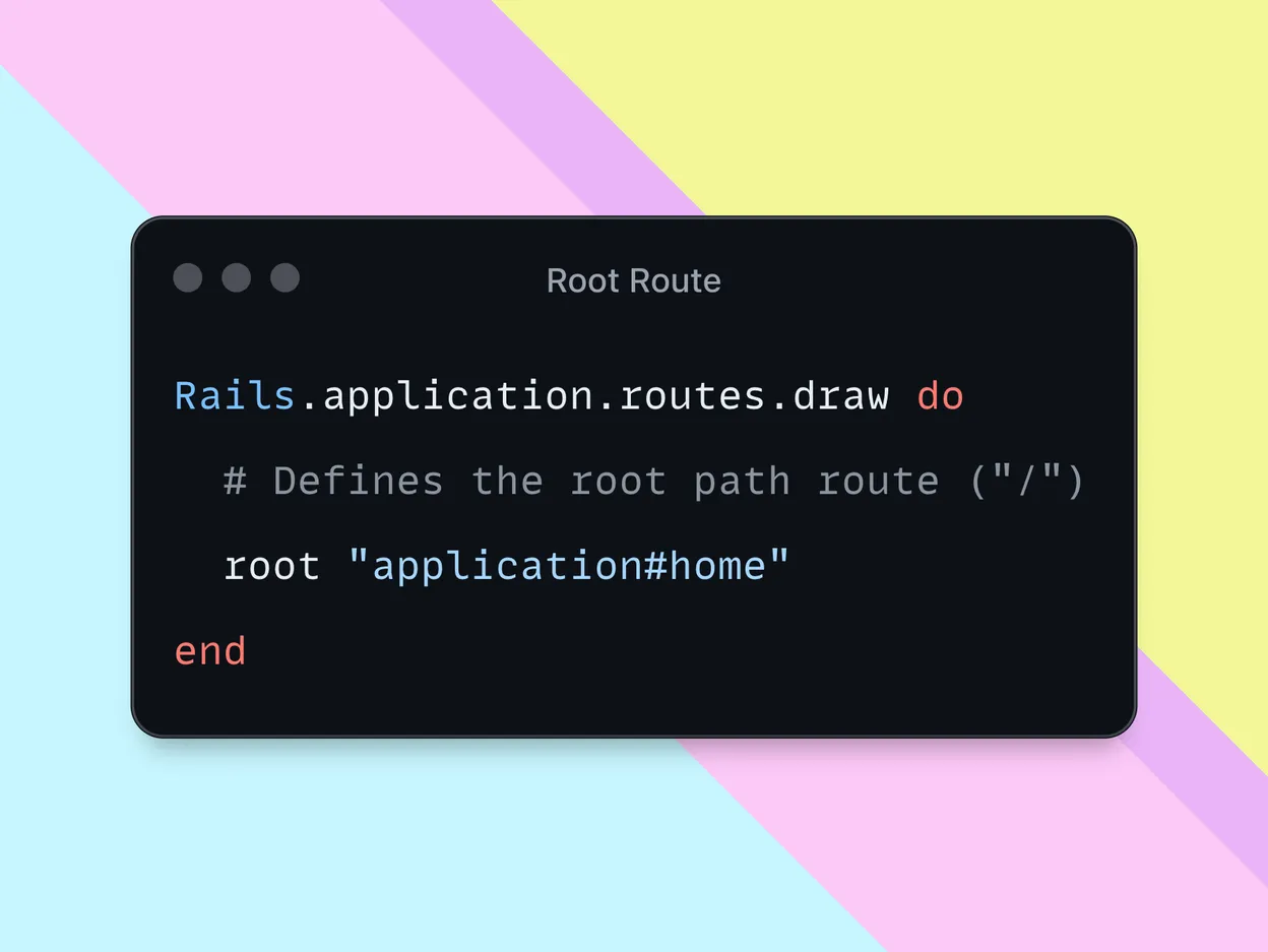 How to Add a root Route in Rails