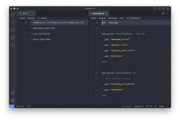 The Rails Config File (.railsrc)