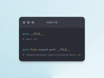 What is __FILE__ in Ruby?