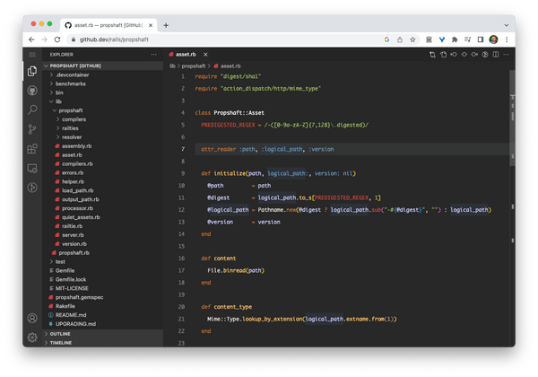Open GitHub Repositories in VS Code In-Browser