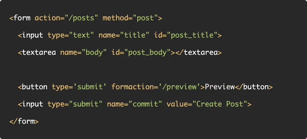 How To Create A Form With Multiple Submit Buttons To Different Url Endpoints
