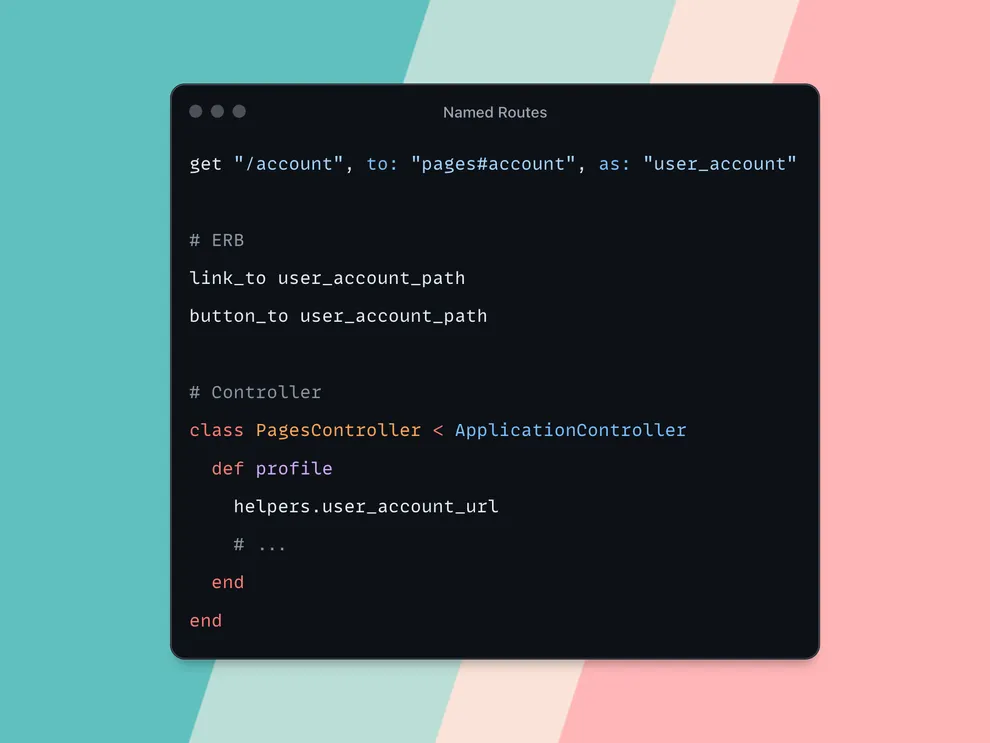 Understanding Named Routes In Ruby On Rails